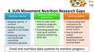 Research Gaps in Food and Nutrition Security Across Africa | PPTX