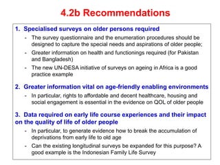 Measuring quality of life of older people Lessons from the analysis of ...