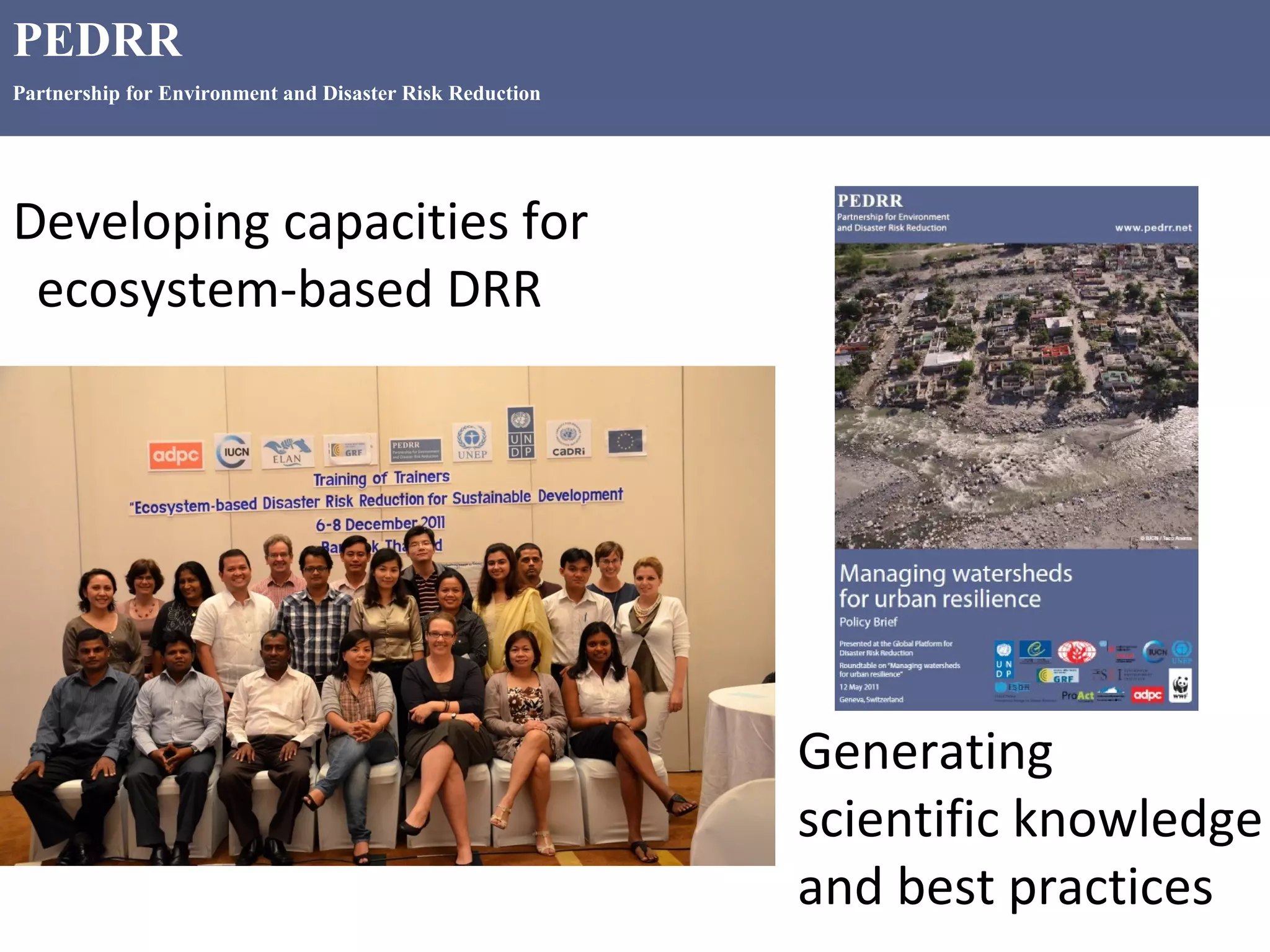 Environment and Disaster Risk Reduction: Moving from Theory to Practice ...