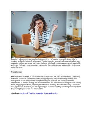 Side Hustle Stress: How To Keep Your Cool | PDF