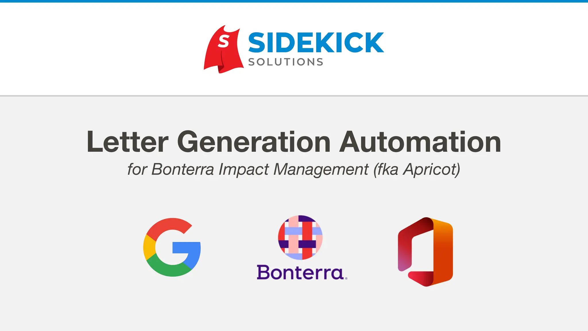 Letter and Document Automation for Bonterra Impact Management (fka ...