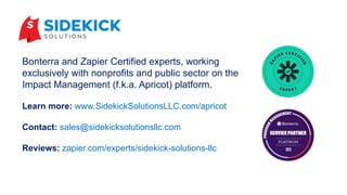 Web Form Automation for Bonterra Impact Management (fka Social Solutions Apricot) | PDF ...