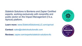 Web Form Automation for Bonterra Impact Management (fka Social Solutions Apricot) | PDF ...