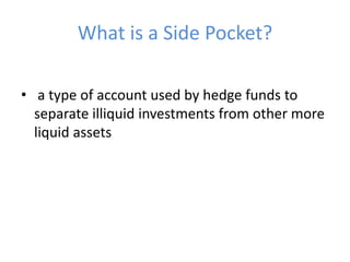 Side pockets | PPTX