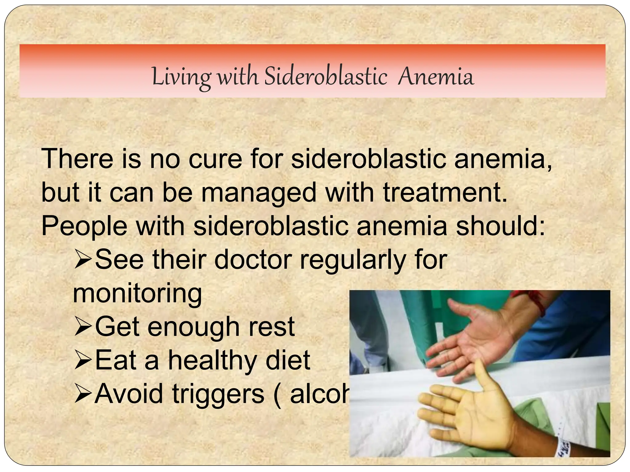 Sideroblastic anaemia short PPT for students.pptx. | PPTX