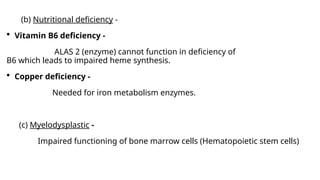 Sideroblastic anemia.pptx |Hematology| | PPT