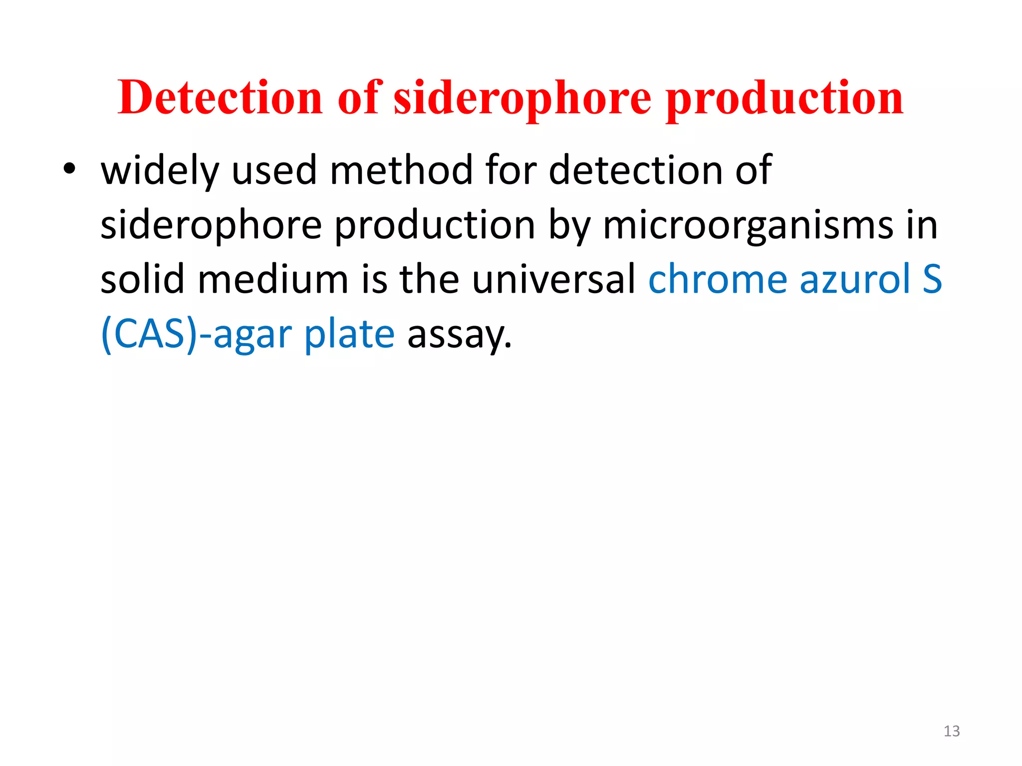 Siderophores ppt | PPTX