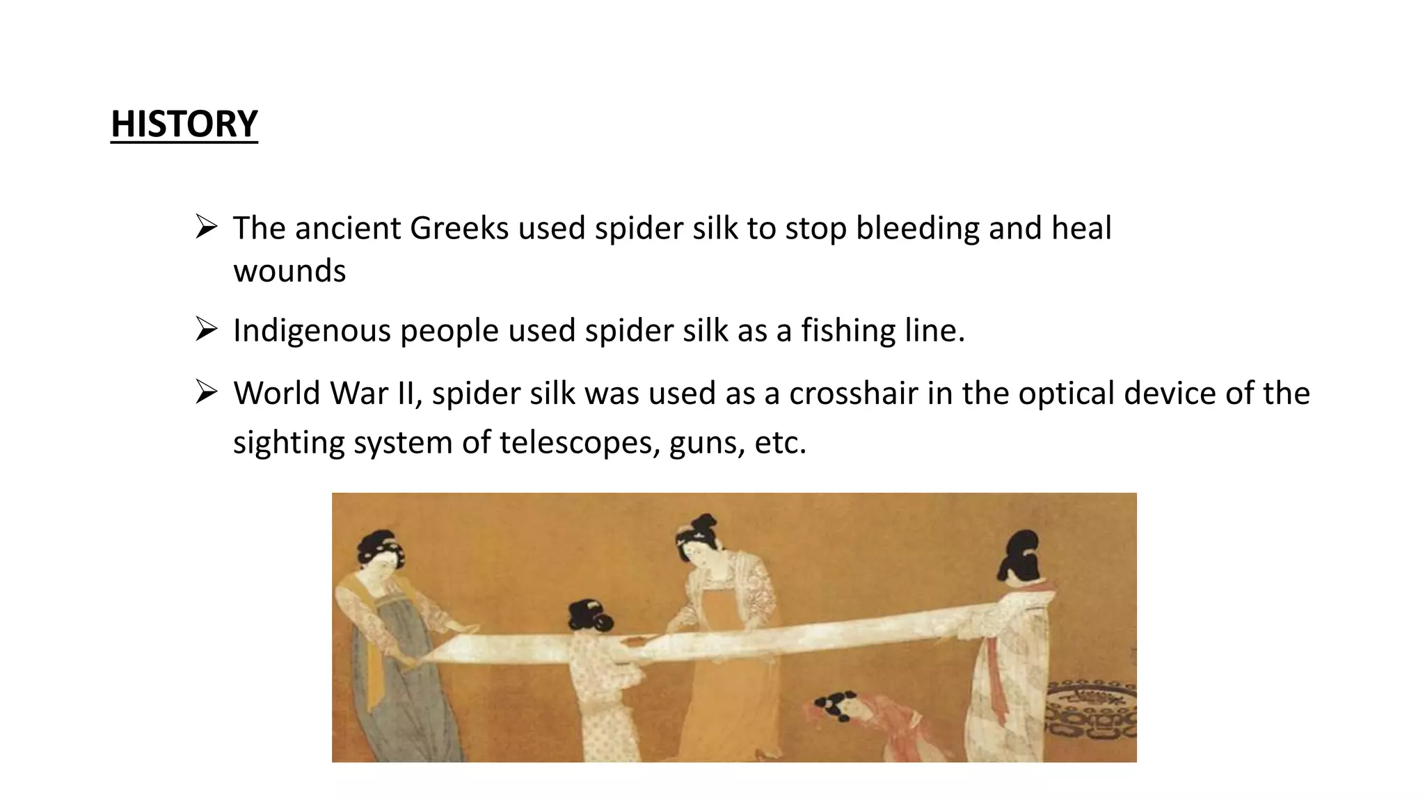 Spider silk ppt | PPTX