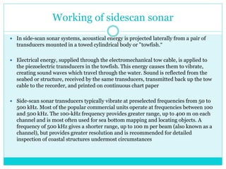 Sidescan sonar (nio) | PPTX