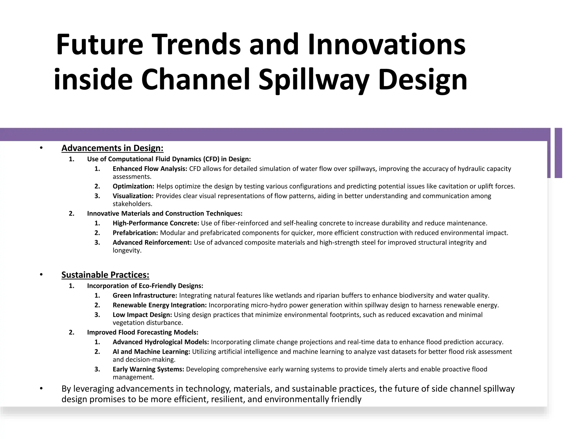 Design and Application of Side Channel Spillways | PPTX