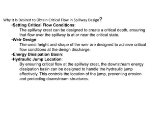 Design and Application of Side Channel Spillways | PPTX