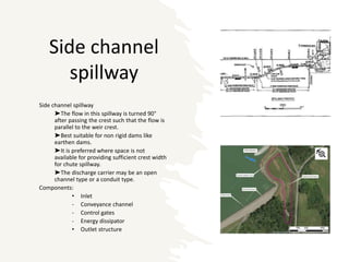 Design and Application of Side Channel Spillways | PPTX