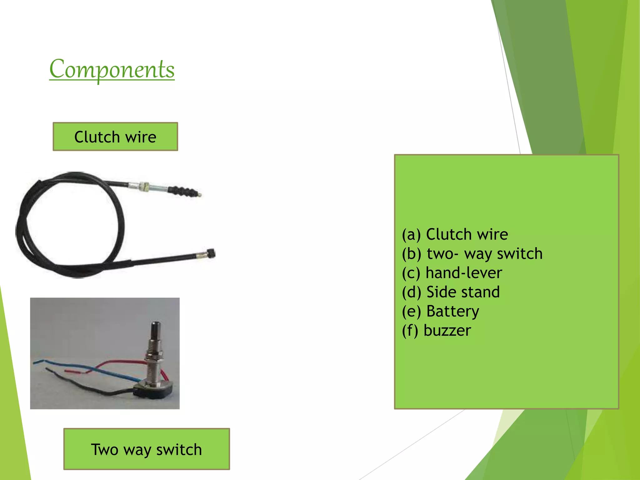Side stand indication | PPTX