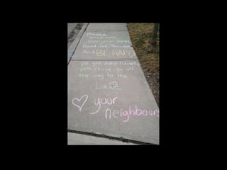 Sidewalk psychology | PPSX