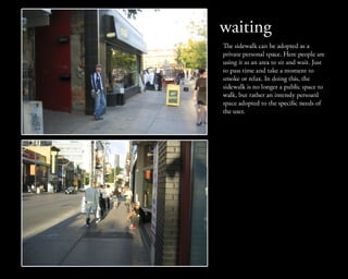 Sidewalks Visual Essay | PDF