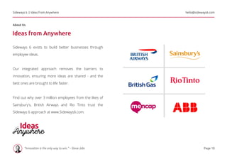 Sideways 6 - Ideas from Anywhere | PDF