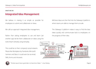 Sideways 6 - Ideas from Anywhere | PDF