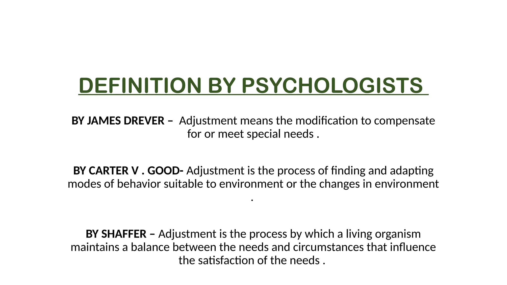 Ppt on adjustment Psychology nature of adjustment psychology and ...