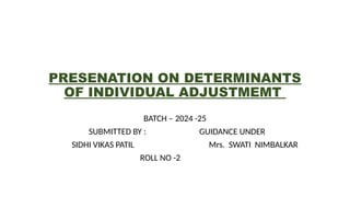 Ppt on adjustment Psychology nature of adjustment psychology and ...
