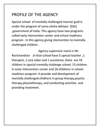 SOCIAL WORK VIVA REPORT | DOCX