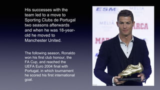 Presentation on Cristiano Ronaldo | PPTX