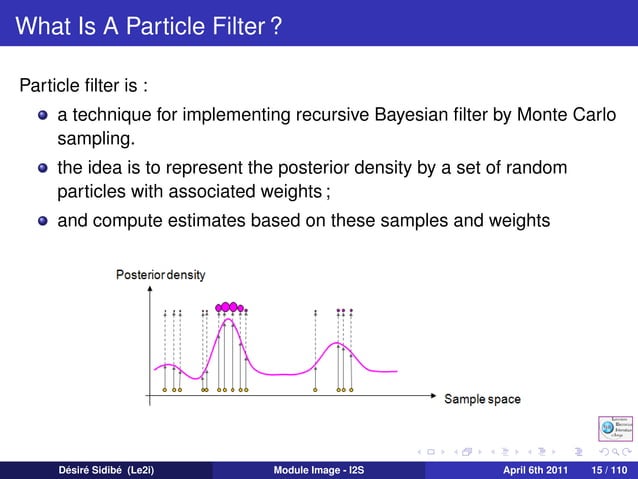 Particle Filters And Applications In Computer Vision Pdf Physics