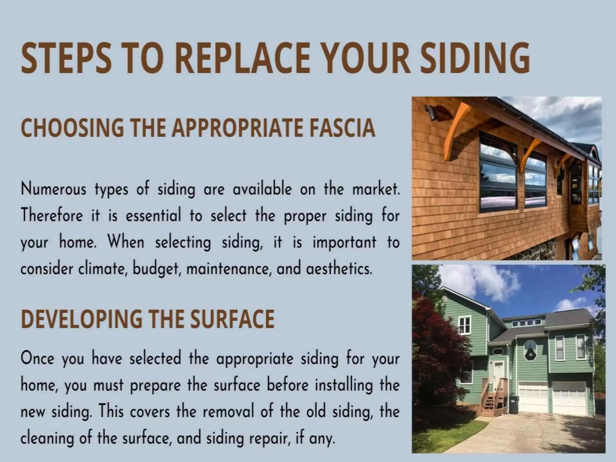 Siding Replacement Guide | PPTX | Environment | Science