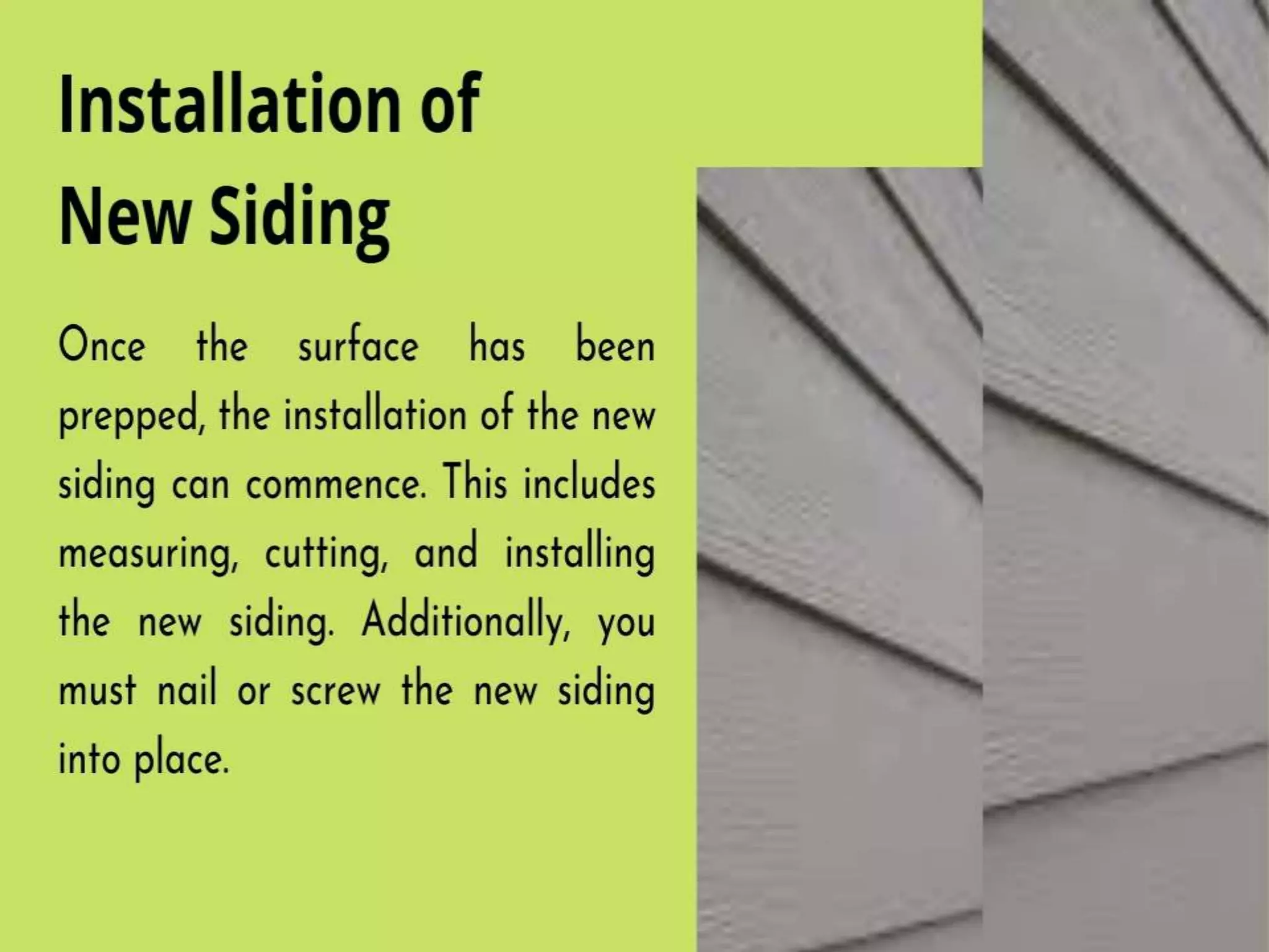 Siding Replacement Guide | PPTX | Environment | Science