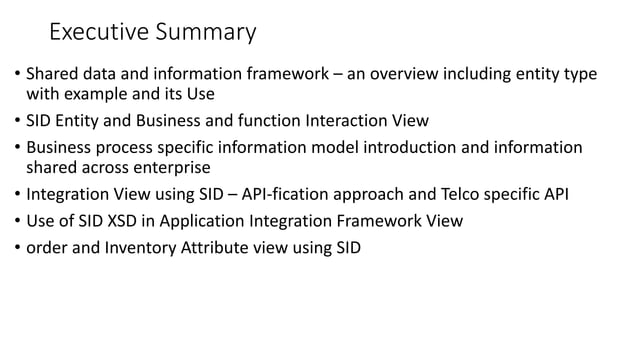 Sid integration view | PPT