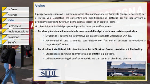 SAP Integrated Planning & Planning Aviation - SIDI per ADB | PPT