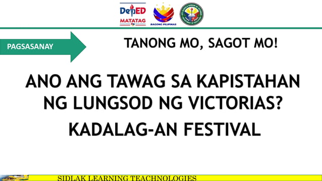 SIDLAK-NAKAKABUO NG TANONG MULA SA NAPAKINGGANG SALAYSAY.pptx