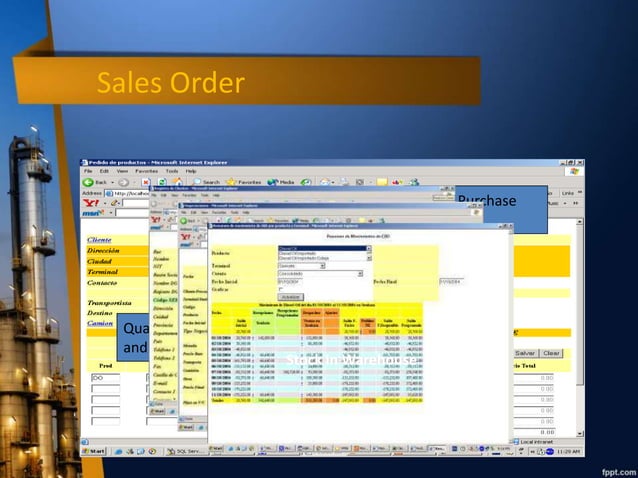 OIL and Gas - Sales and Distribution System | PPTX | Computing ...