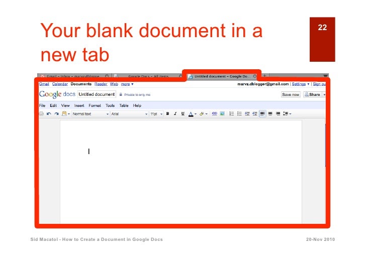 How To Create Documents In Google Docs