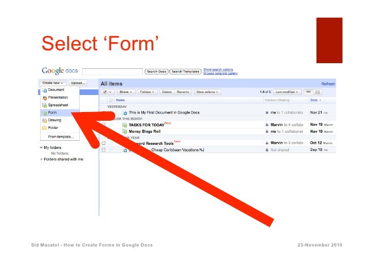 How to Create Forms in Google Docs