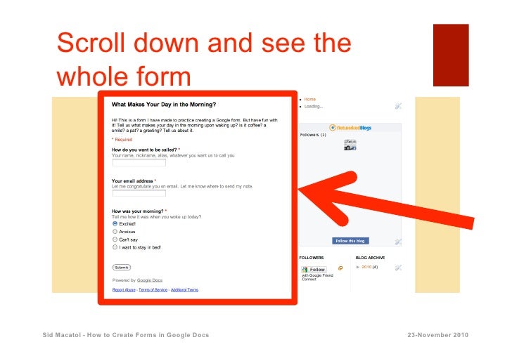 How to Create Forms in Google Docs