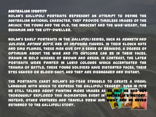 Sidney Nolan: The Gallipoli Series - PowerPoint | PPSX