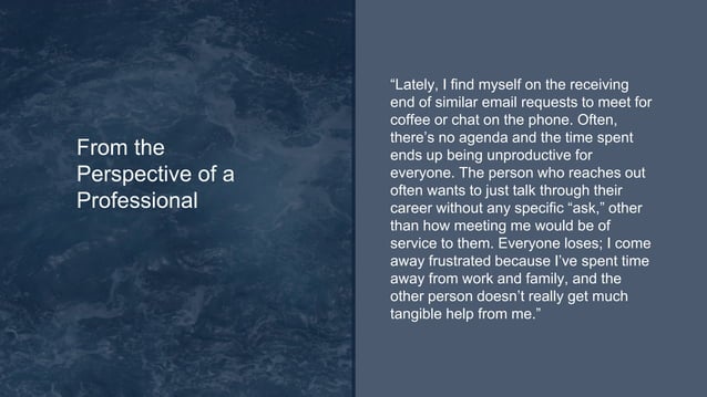 Tutorial 6 - Informational Interviews | PPTX | Email | Internet