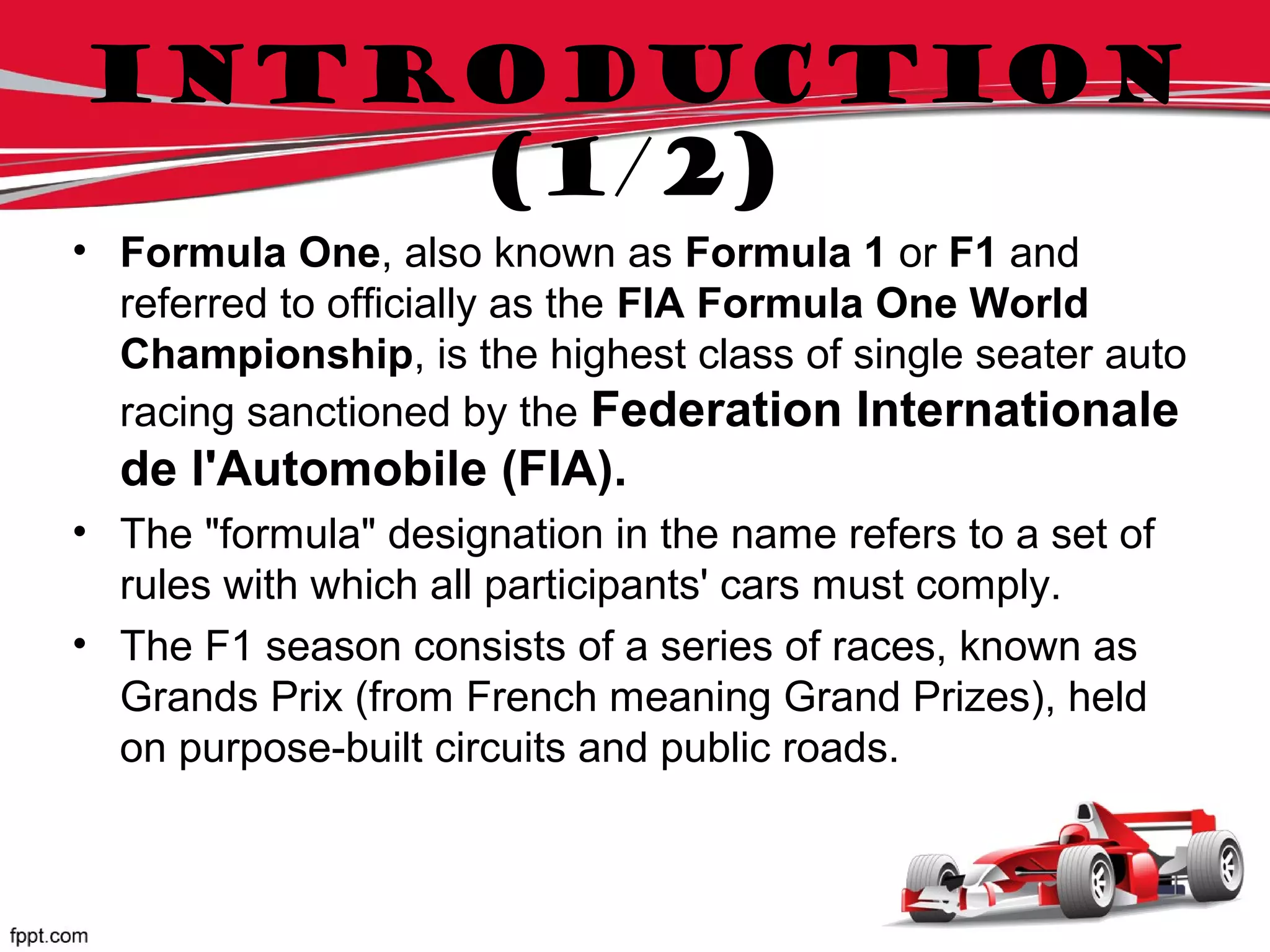 Formula 1 | PPT