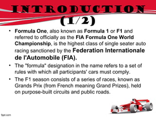 Formula 1 | PPT