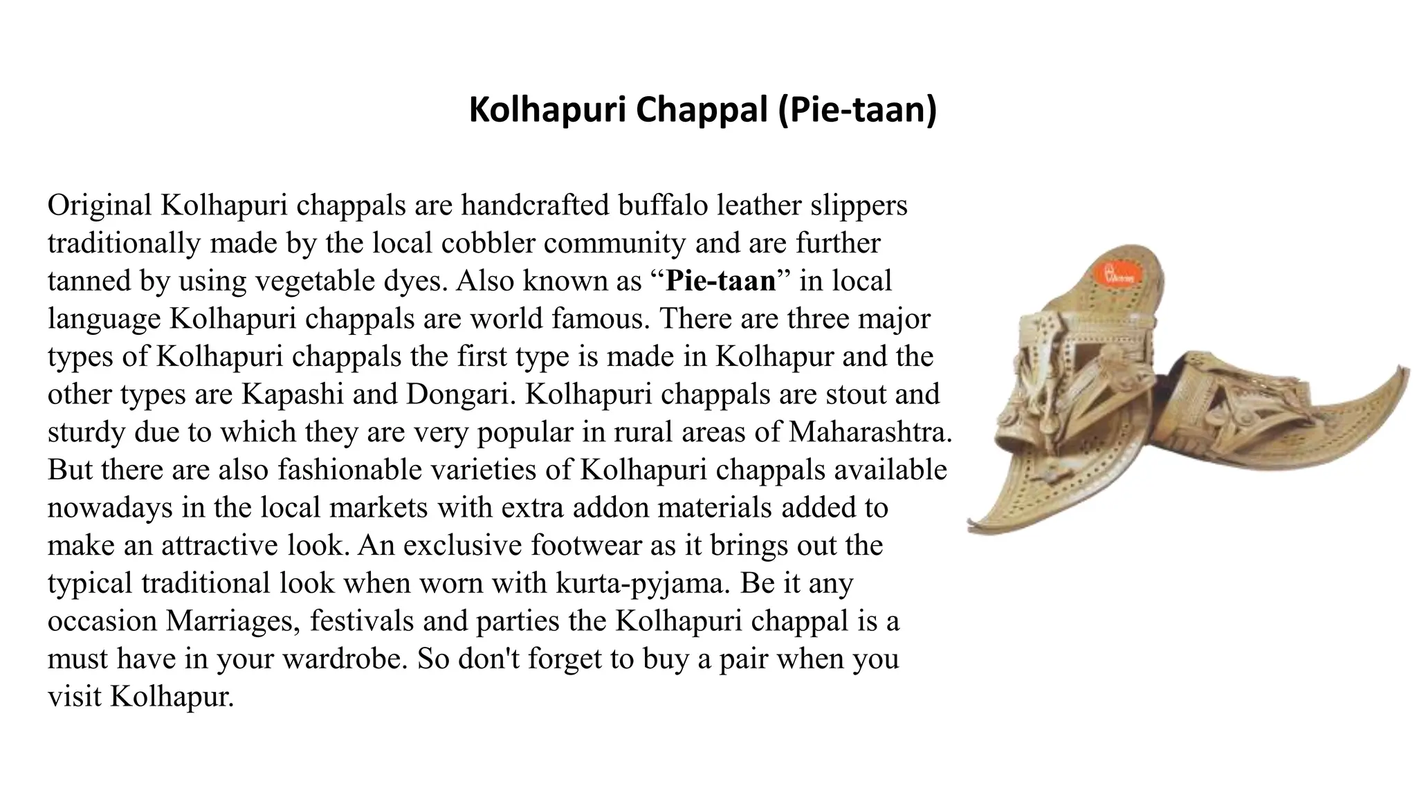 Various Arts and handicrafts in kolhapur | PPT