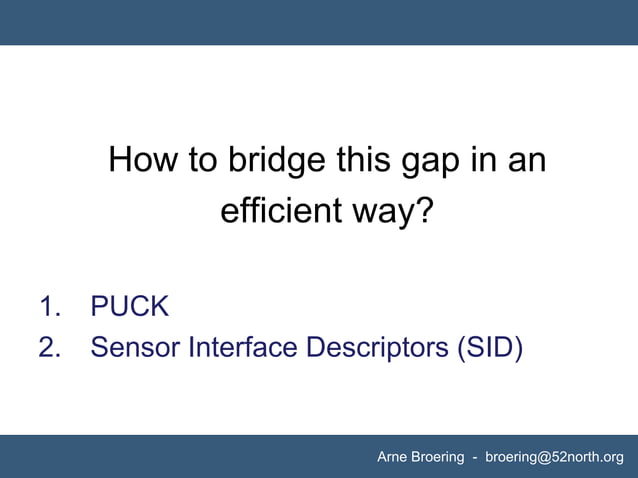 Sensor Plug & Play with OGC Standards | PPT