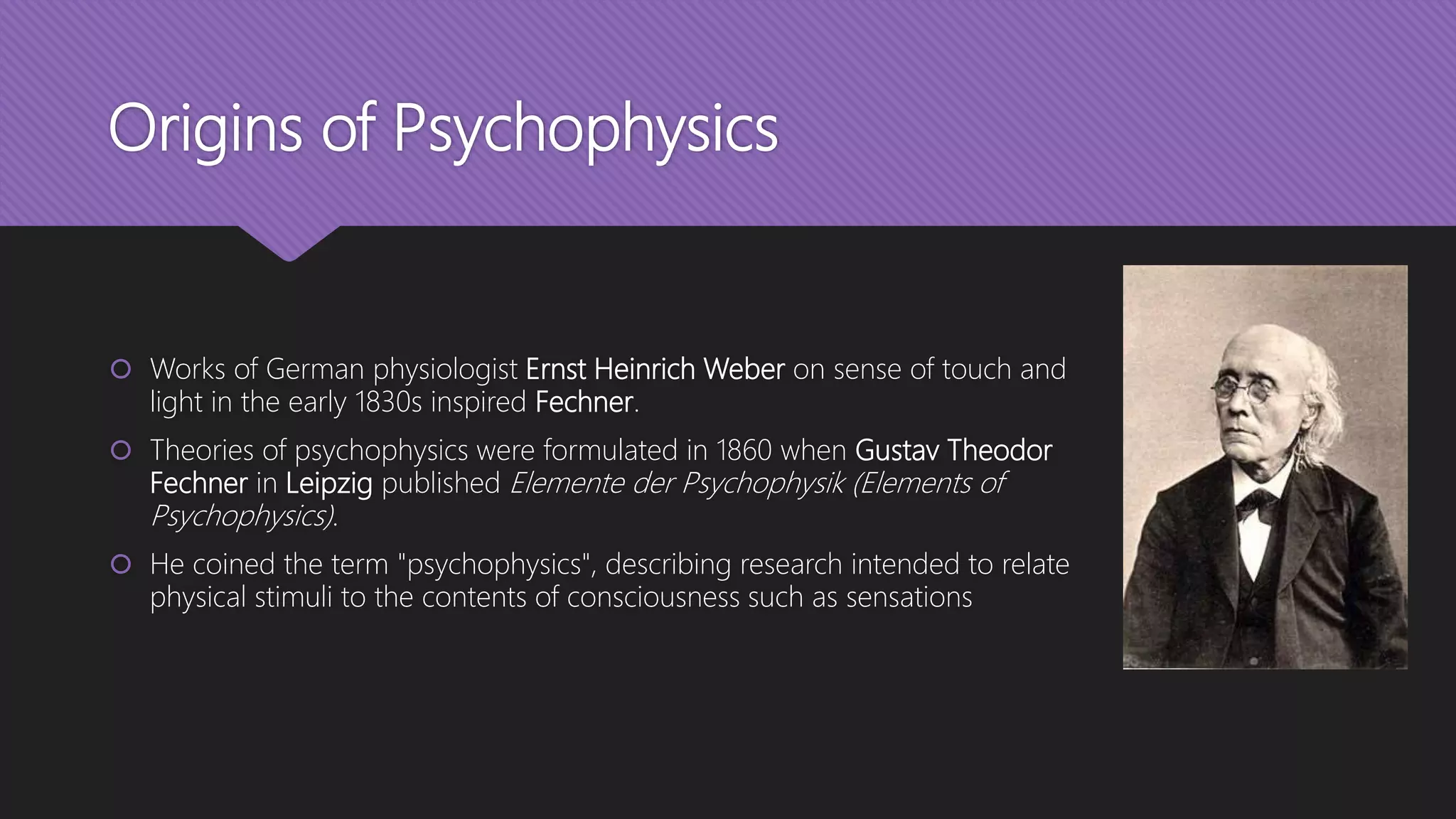 Psychophysics - Siddhartha | PPTX