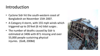 Cyclone Sidr | PPT