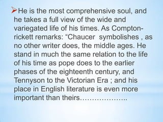 GEOFFREY CHAUCER 91343-1400) | PPT