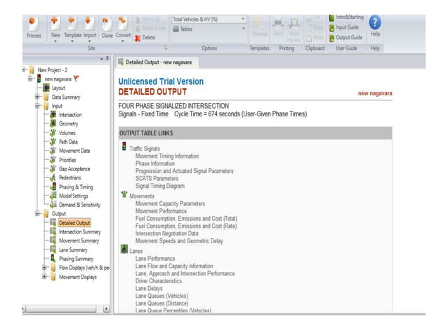 Sidra intersection | PPTX | Automotive