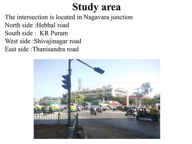 Sidra intersection | PPTX | Automotive