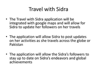 Sidrah iqbal final activation | PPT