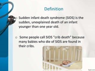 Sudden infant death syndrome | PPT