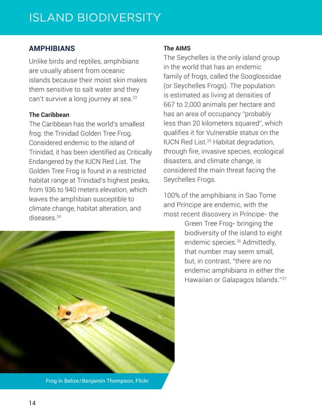 Sids biodiversity and_oceans_2017 | PDF | Geography | Science