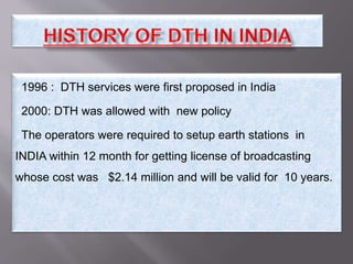 satellite communication & DTH | PPTX